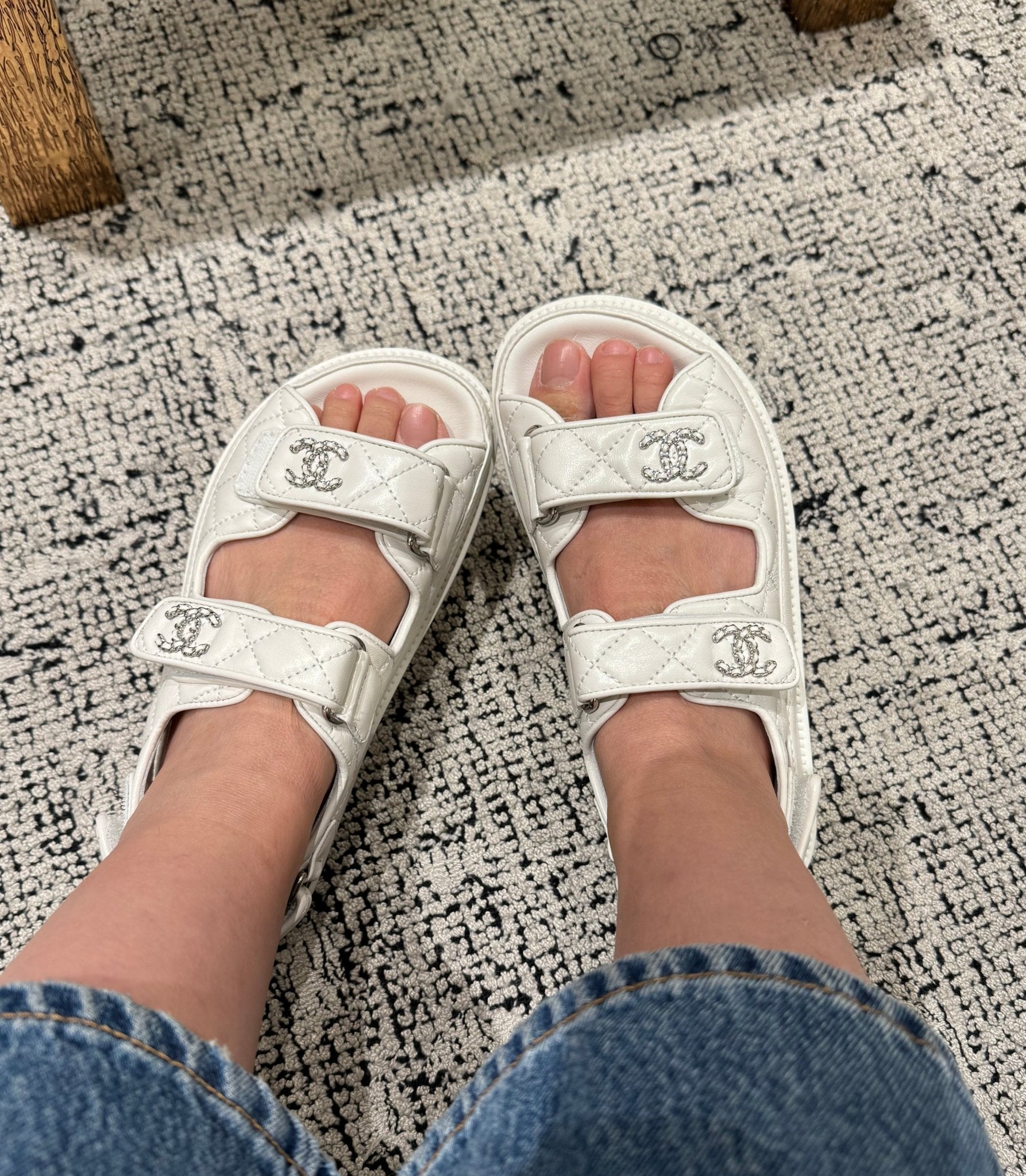 CHANEL 2024 Classic Sandals | Chanel Sandals (White) – LondonKelly 英國名牌代購